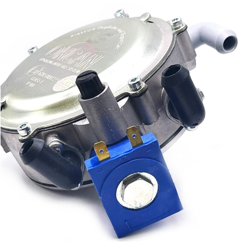 LPG autogas Reducer REGULATOR OKCAN 147kW/200 HP for Carburetor or Sin ...
