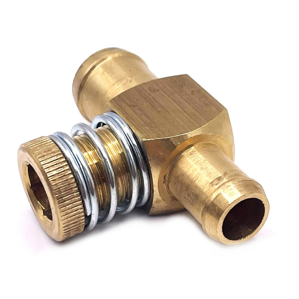 16 x 12 mm Manual Gas Valve Flow control on hose BRASS for lpg convers ...