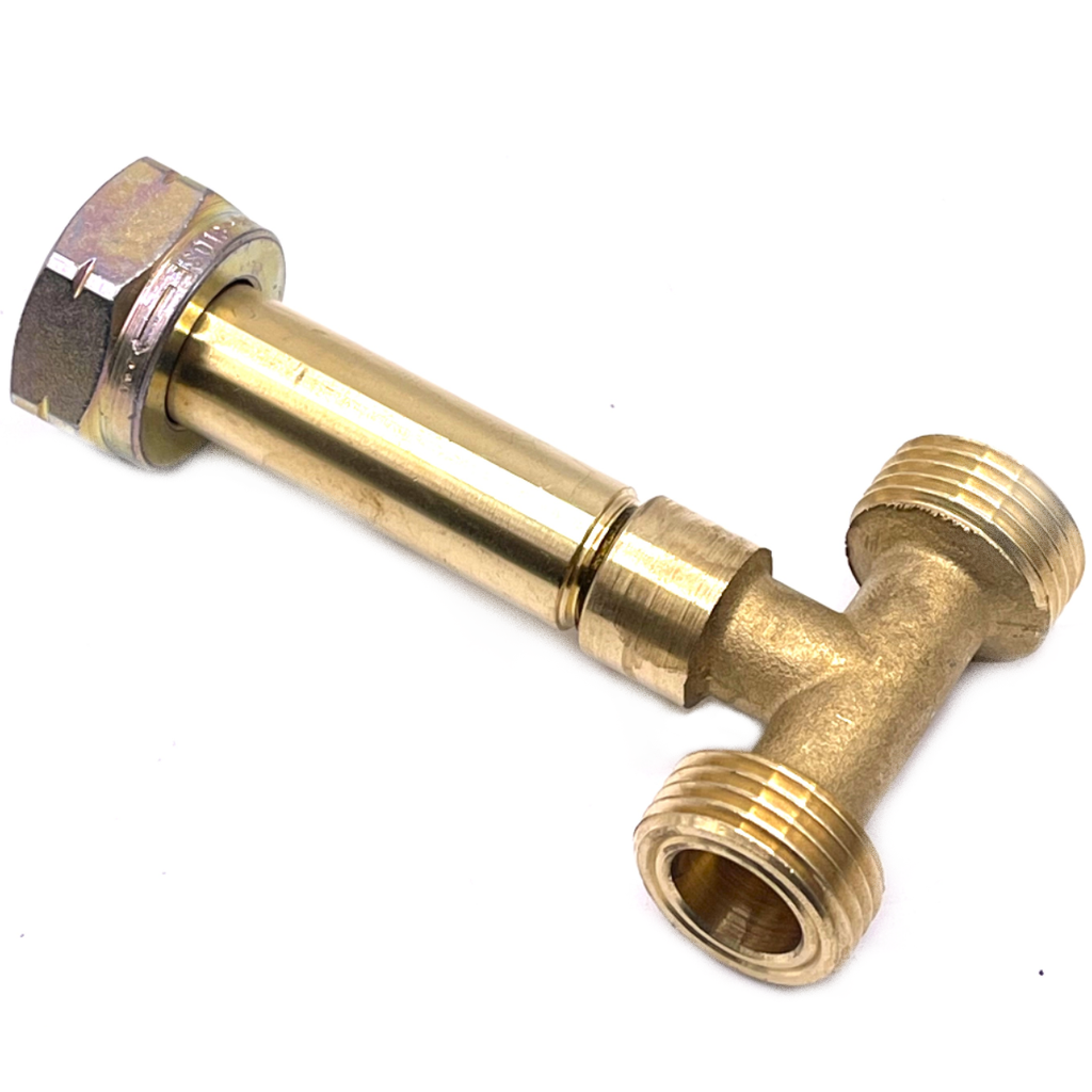 3 Way T Tee Connector Propane Lpg gas Shell KLF for European Gas Bottl ...
