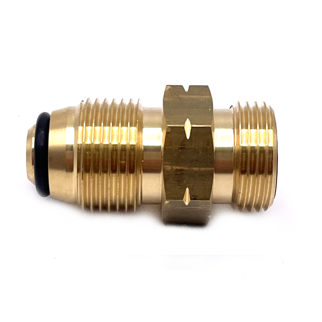 USA Gas Bottle LH POL Adapter to 21.8 mm LH to butane or KLF German ty ...