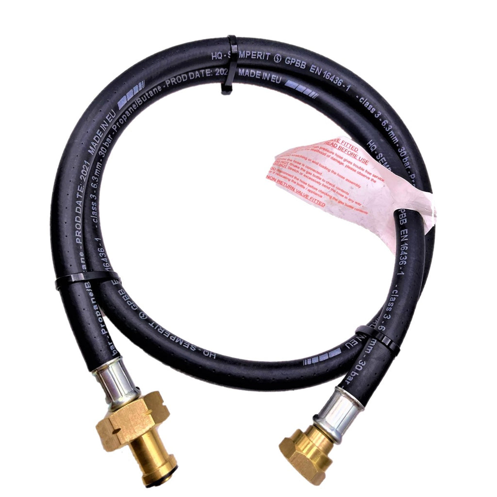 1 meter 40"Pigtail to connect butane, propane 21.8mm gas bottle to mot ...