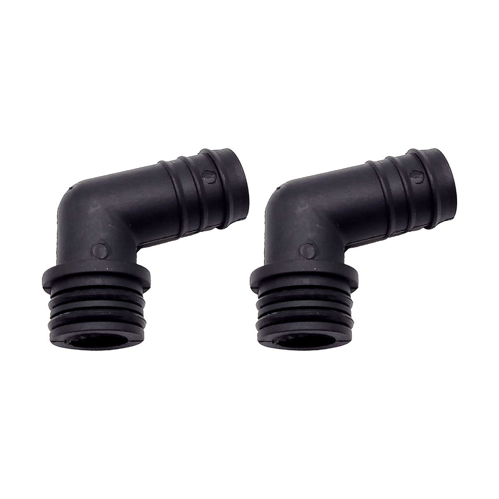 Two Genuine Original Prins VSI 19-16mm Plastic Water Coolant Elbows fo ...