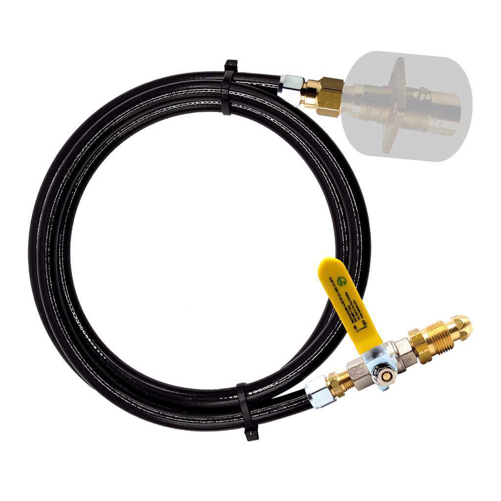LPG Gas Bottle Filling Adaptor Set with 3/4"(JIC) and UK Pol Swivel Ad ...